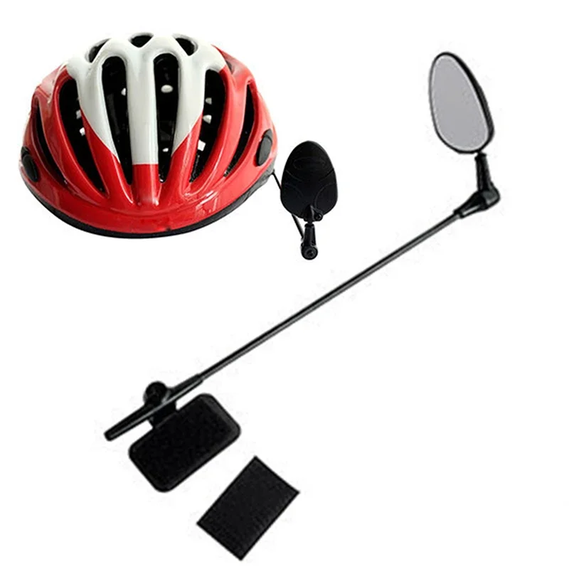 Bike Helmet Rearview Mirror 360 Degrees Adjustable Wide Angle ...