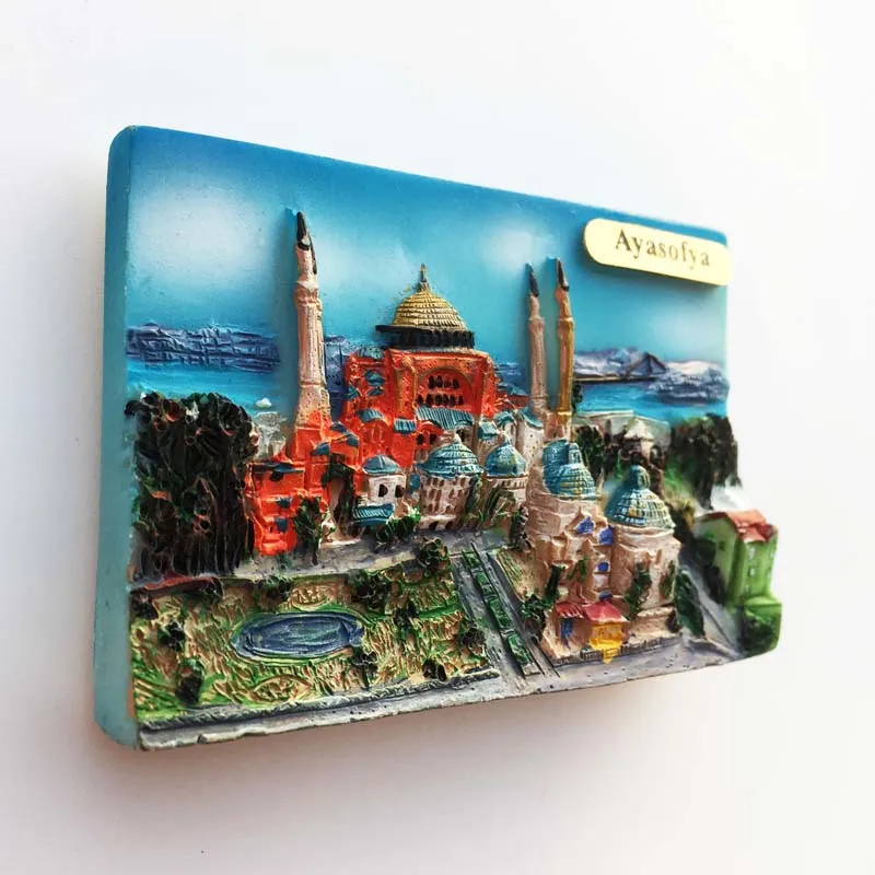 Turkey Travelling Souvenirs Fridge Magnets Istanbul Famous Landmarks ...