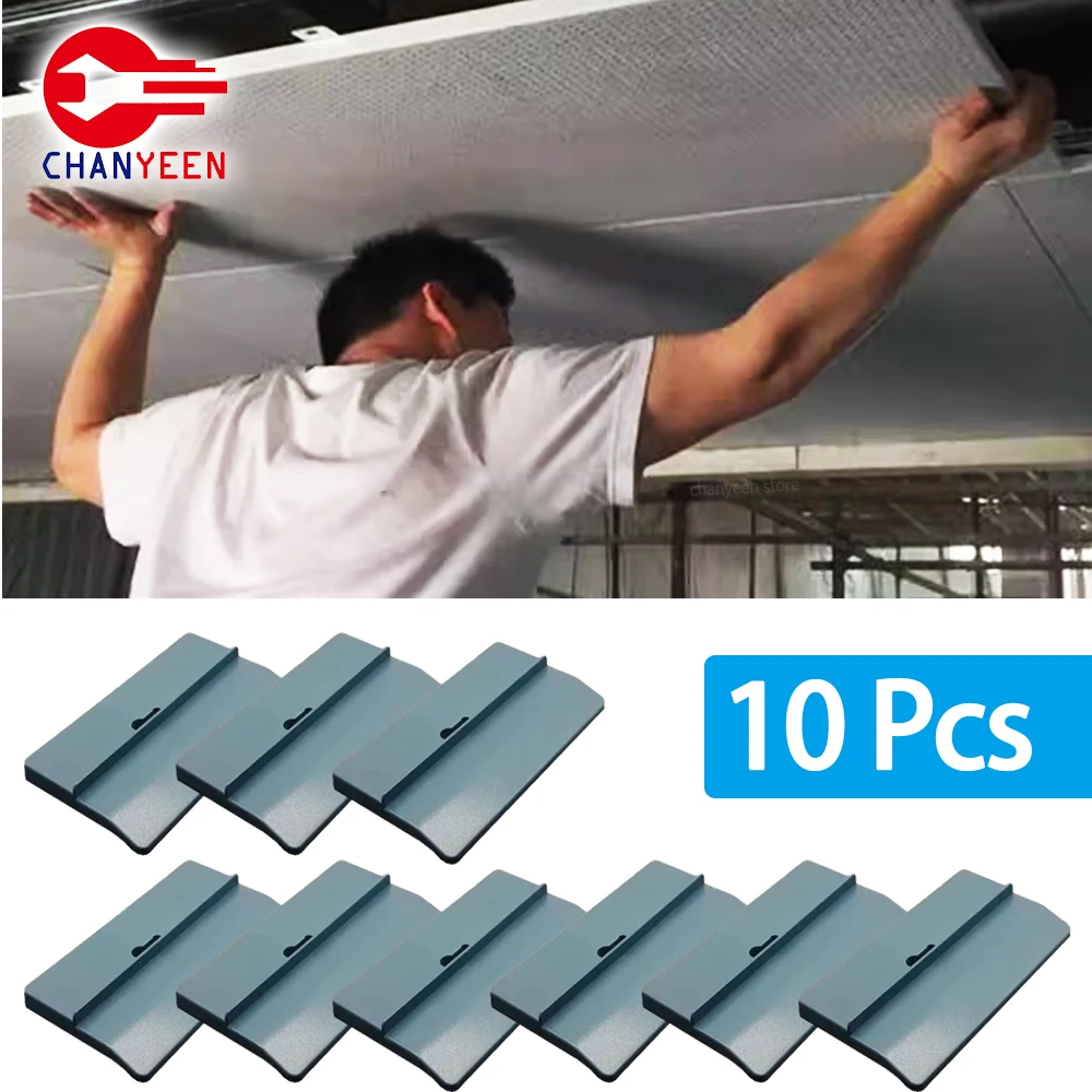 2-10pcs-Plaster-Board-Fixing-Tools-Ceiling-Sloped-Lifter-Supports-Wood ...