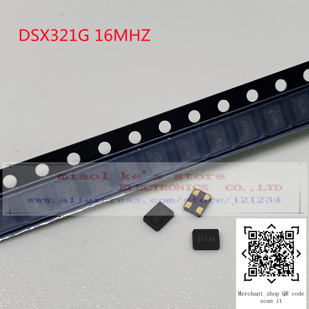 [10 pces] 100% novo: dsx321g 16mhz. Dsx321g 32mhz oscilador de cristal ...