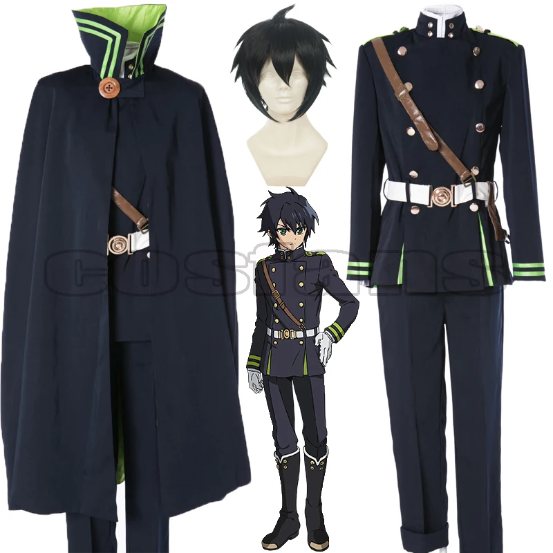 Yuichiro Hyakuya cosplay clothes Anime Seraph of the end suits Military ...