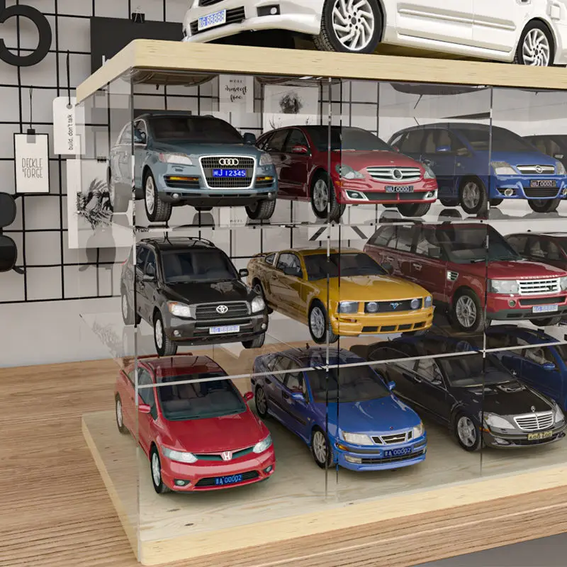 1/32 Acrylic Car Model Display Box Parking Model Alloy Car Toy Car ...