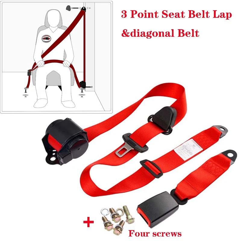 Universal Self Kronkelende Krimpen 3 Punts Autogordel Lap Met ...