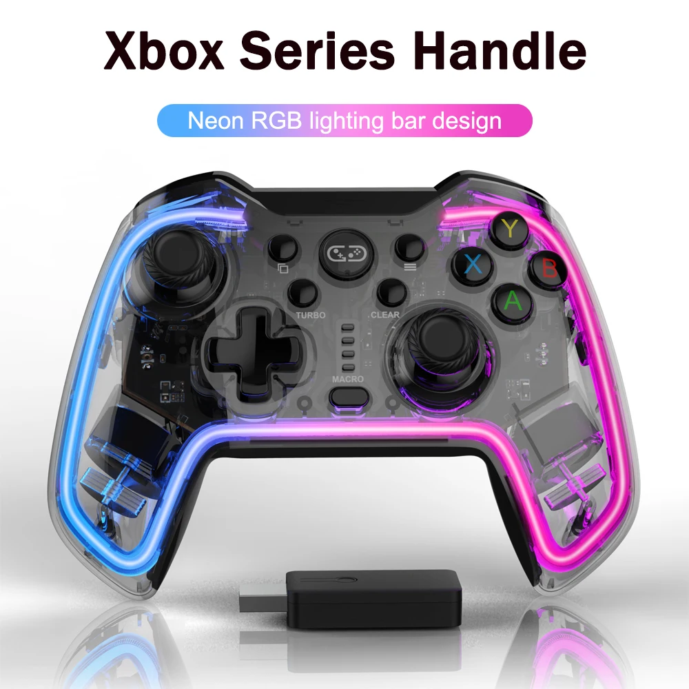 Gamepad-sem-fio-para-Xbox-One-Turbo-Game-Controller-Receptor-para-PC ...