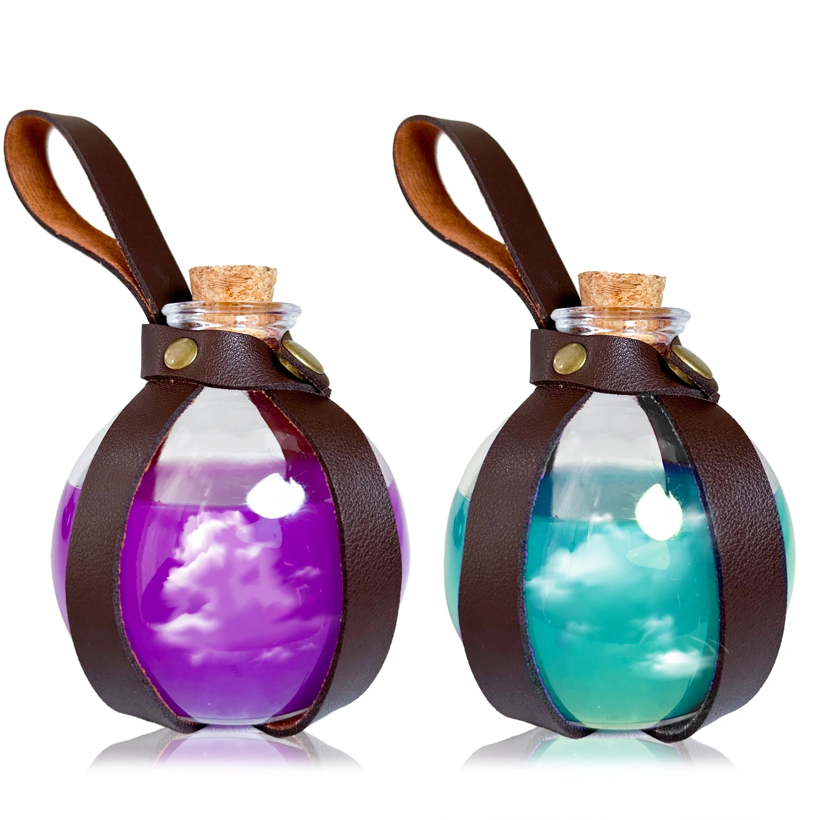 OurWarm Halloween Potion Bottles Cork Dark Magic Elves Wishing Bottle ...