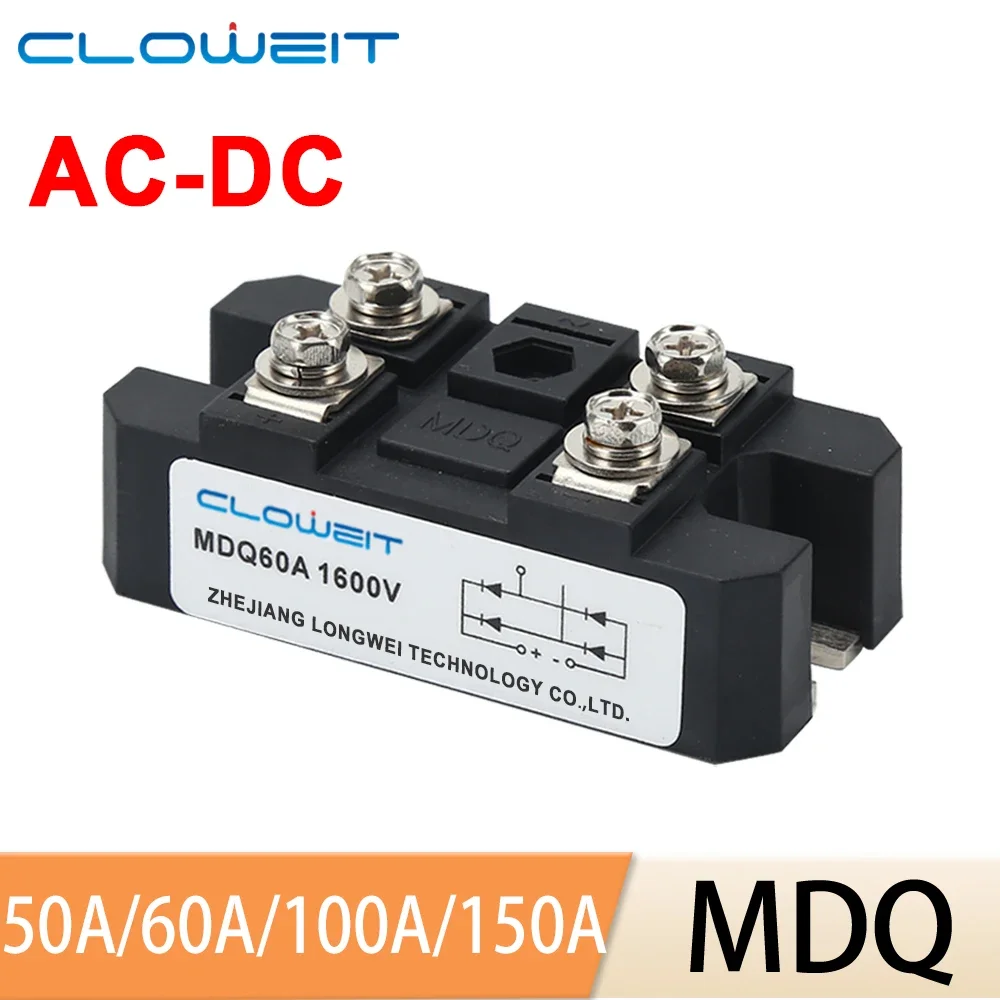 Volt-Silicon-Single-1-Phase-Diode-Metal-Case-Bridge-Rectifier-MDQ-100A ...