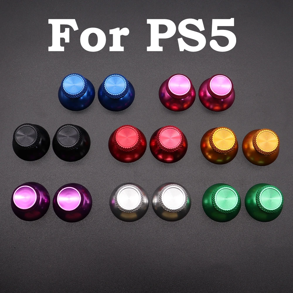 1set Aluminum Metal Analog Joystick thumb Stick Grip Cap For PS5 ...