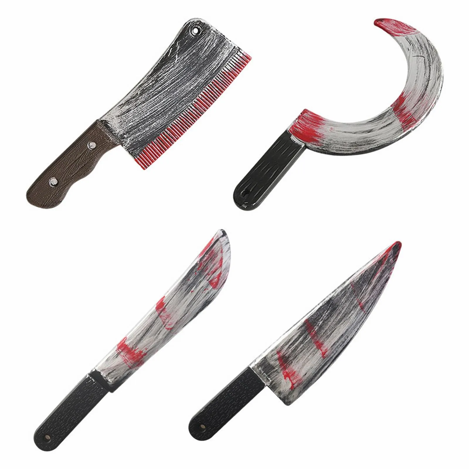 Faca falsa de plástico para decorações de halloween, bloody falsas ...