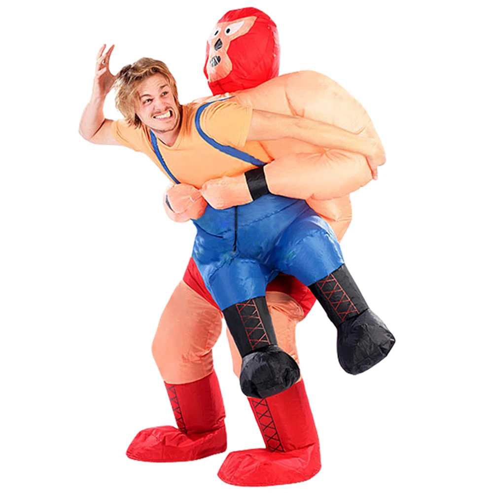 Adult-Man-Wrestling-Fighter-Inflatable-Costumes-Halloween-Cosplay ...