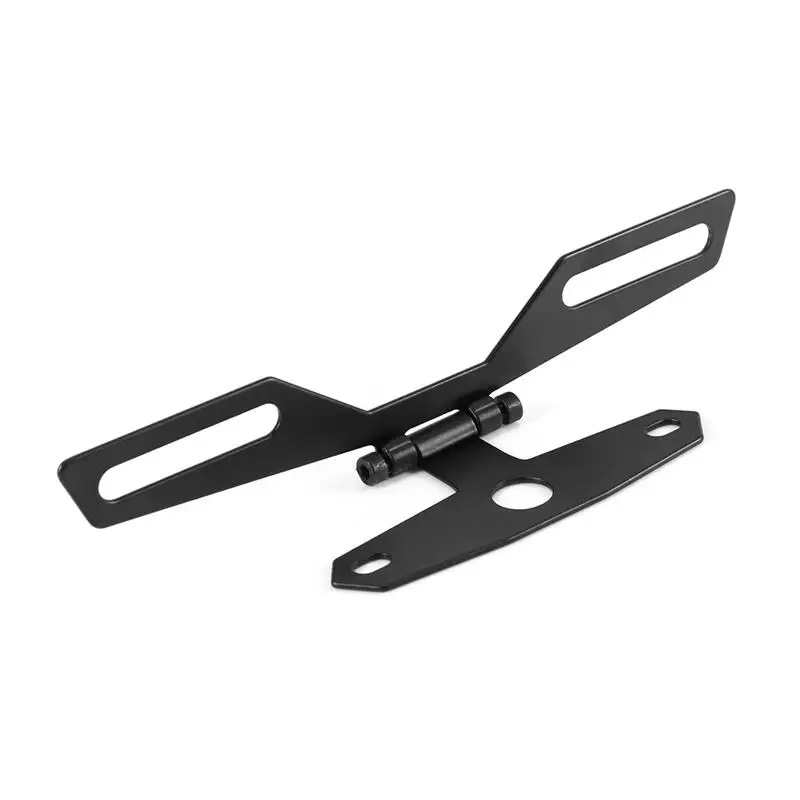 Motorcycle License Plate Bracket Taillight Fixed Folding Number Plate ...
