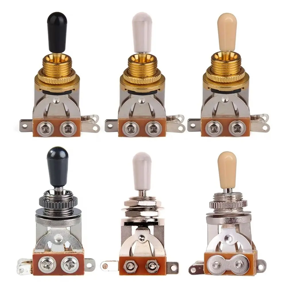 New 3-Way Toggle Switch for Les Paul 3 Way Guitar Switch with Tip Cap ...