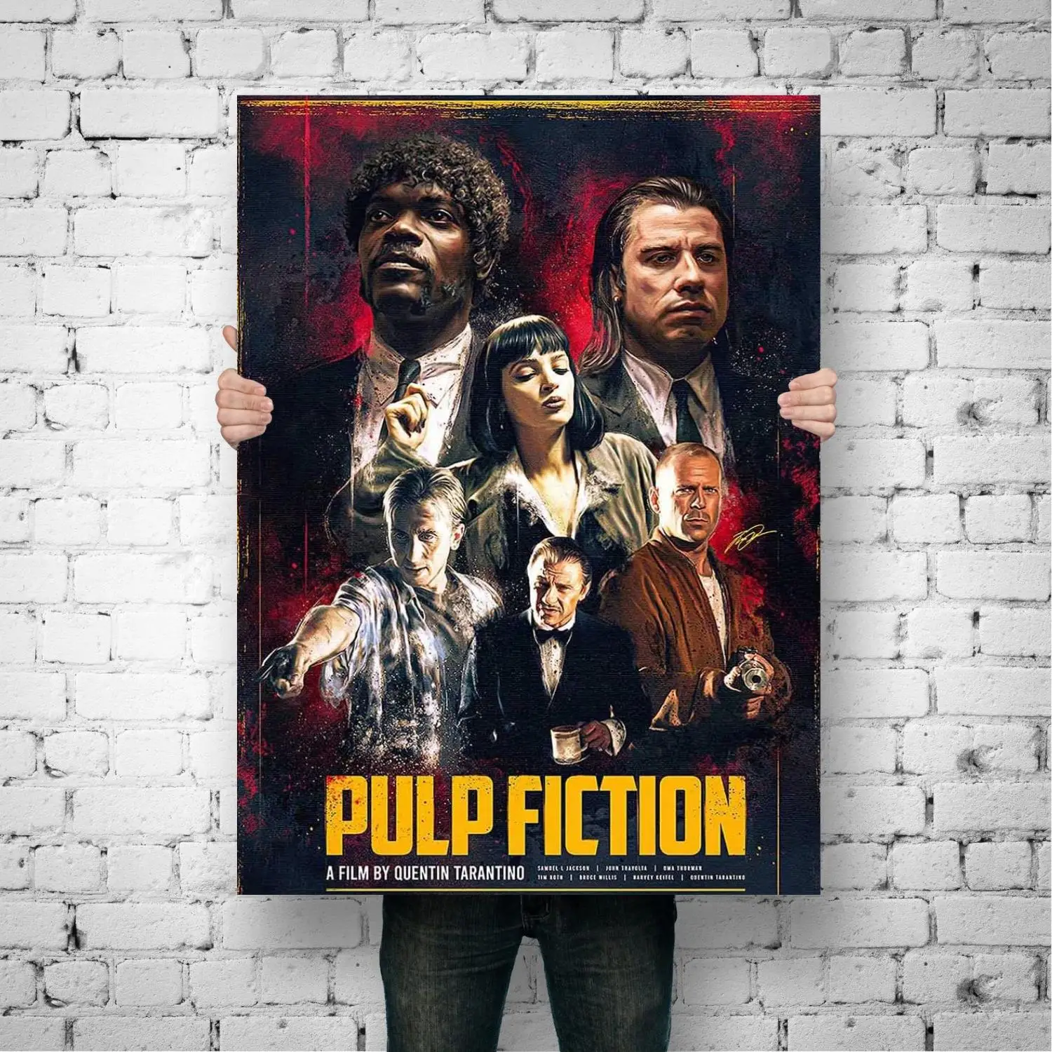 Signed Poster Pulp Fiction