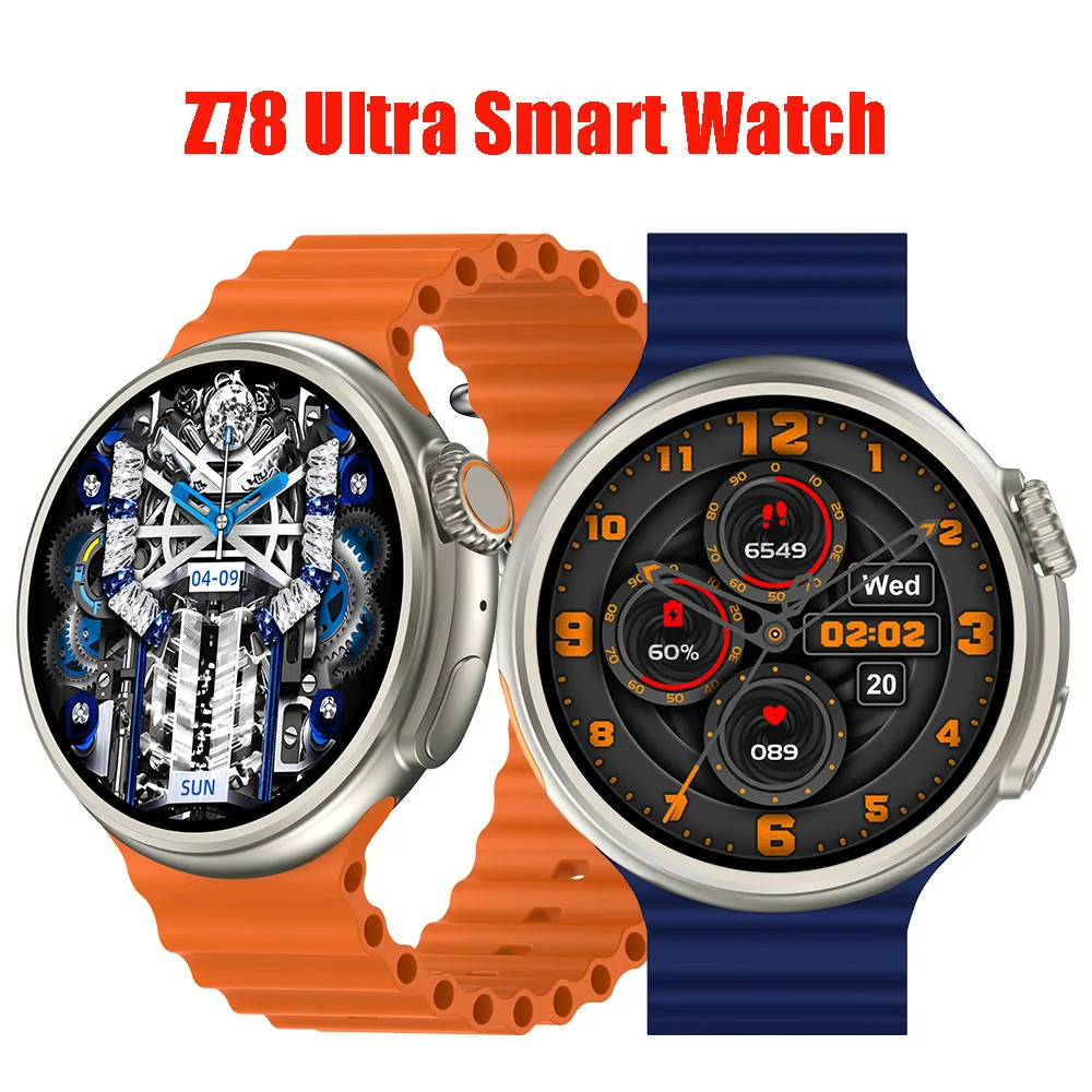Smartwatch-ultra-redondo-para-homens-e-mulheres-s-rie-8-tela-AMOLED-de ...