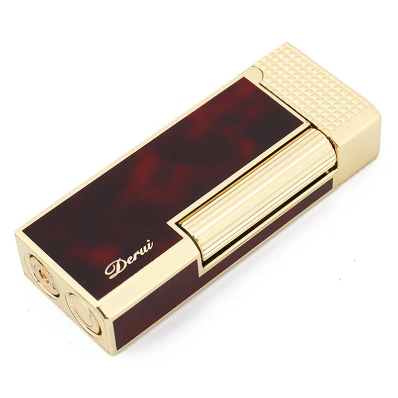 Luxury-Bright-Metal-Lighter-Red-Narrow-Version-Inflatable-Lighter-Side ...