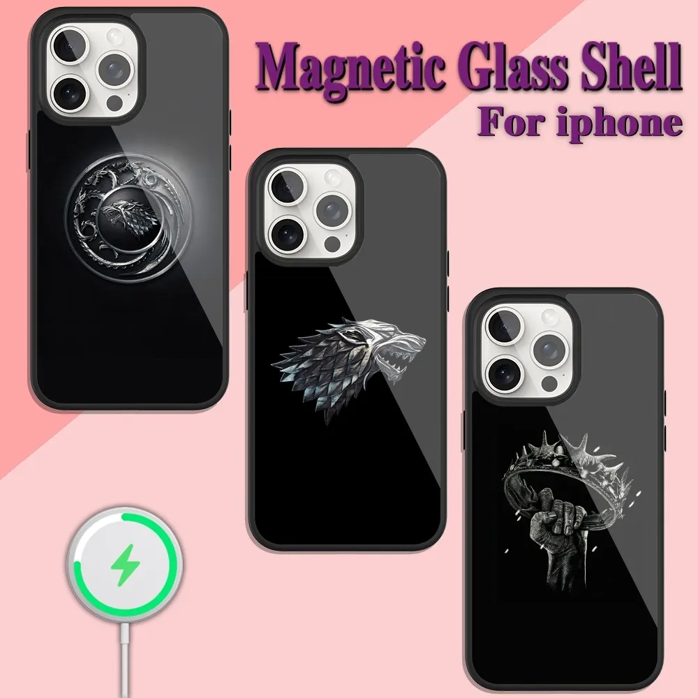 Game-Valar-Morghulis-Throne-Phone-Case-For-iPhone-Charging-13-14-15-11 ...
