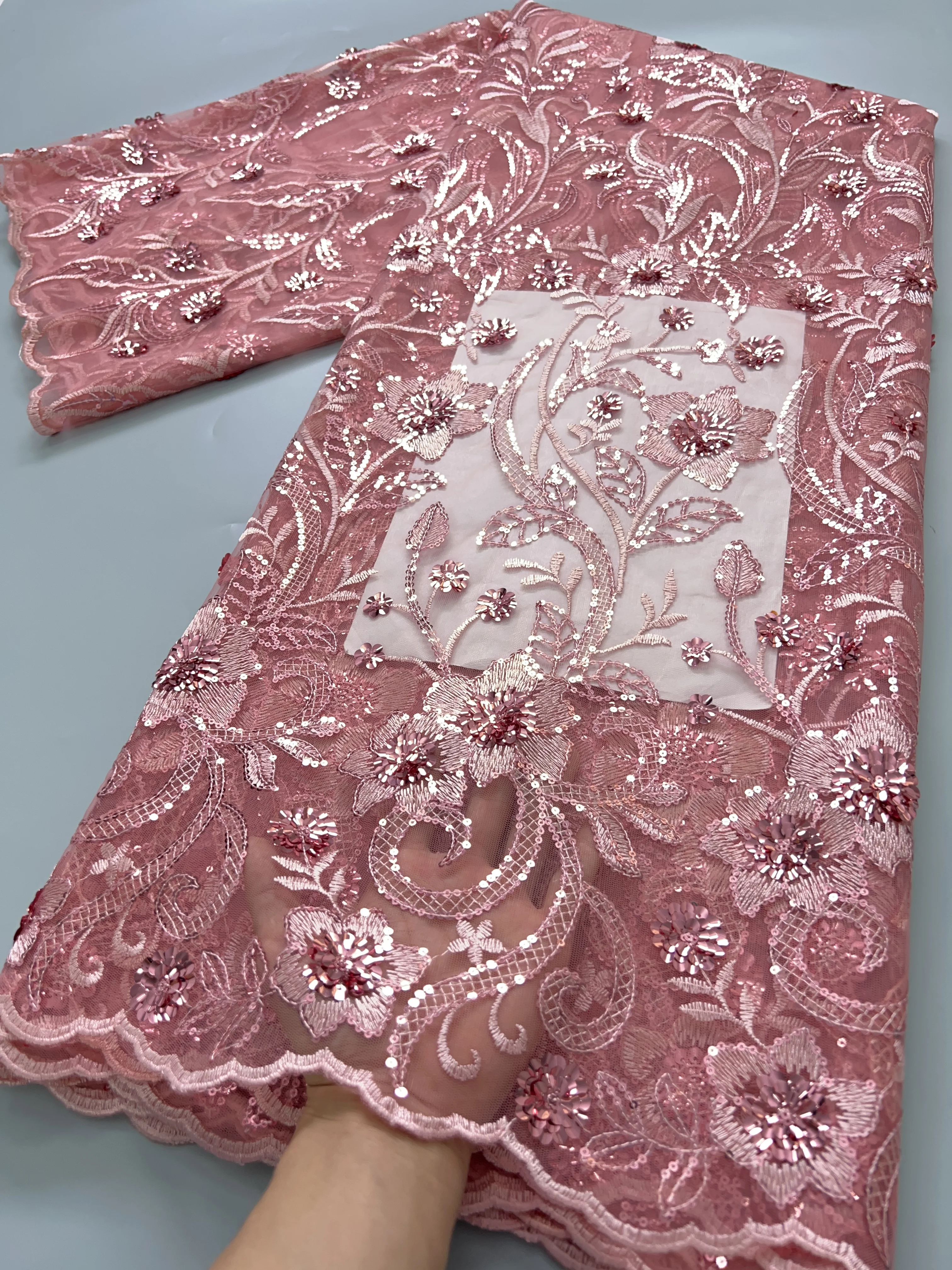 French-Tulle-Mesh-Lace-Fabric-2024-High-Quality-African-Embroidered ...