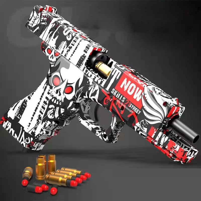 2022 Glock M1911 Colt Graffiti oyuncaklar silah kabuk eejeairsoft ...