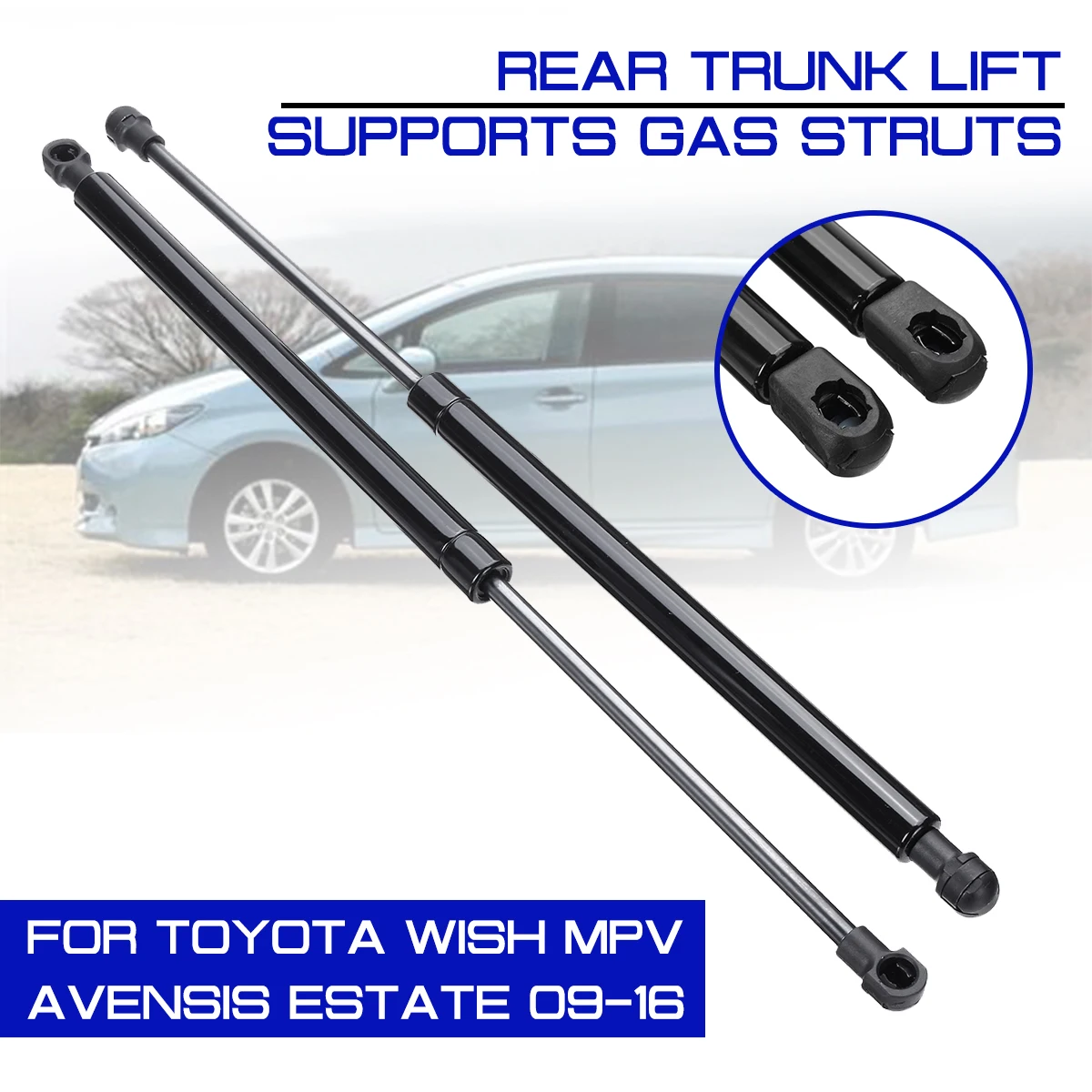 Rear Trunk Tailgate Gas Spring Shock Lift Struts Support Rod Arm Bars ...