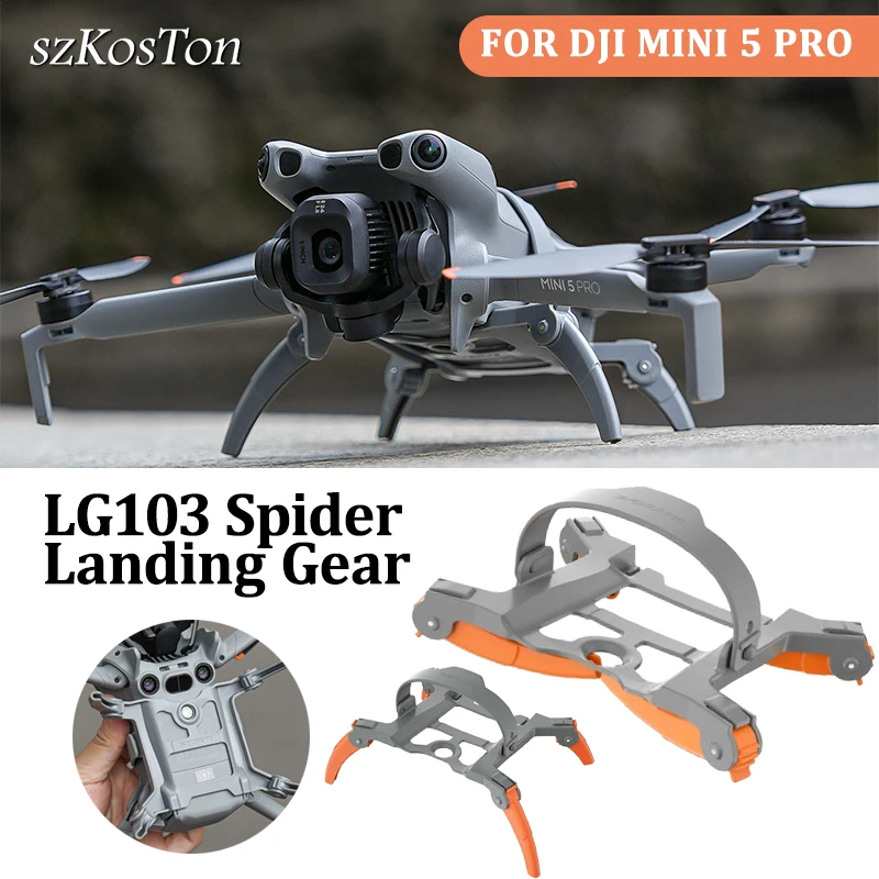 Foldable Landing Gear For DJI Mini 5 PRO Drone Quick Release Accessory ...