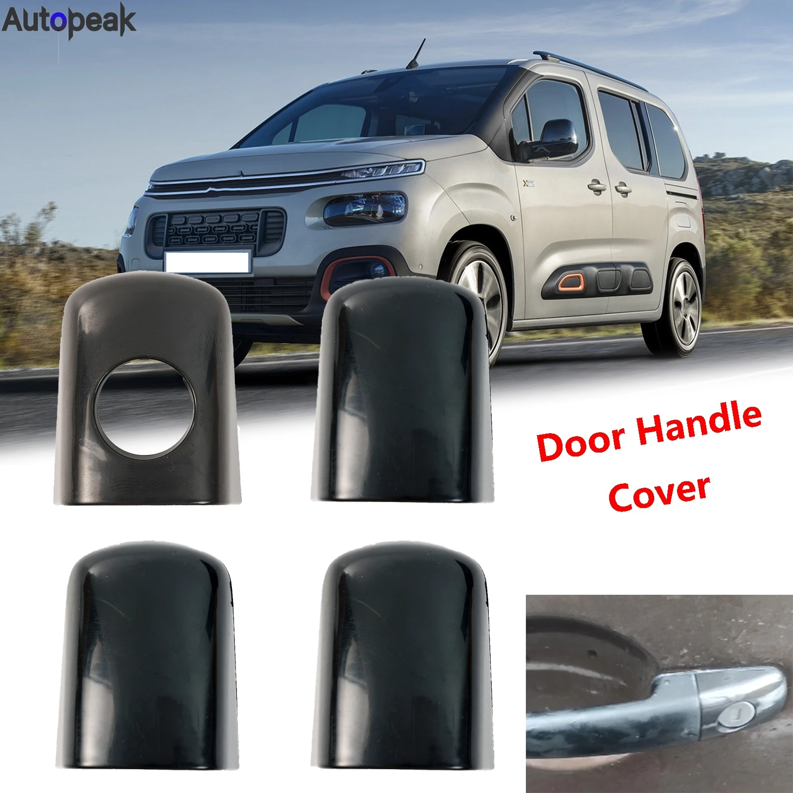 4X Door Handles For Citroen Berlingo C3 Picasso C4 C4 Picasso Door ...
