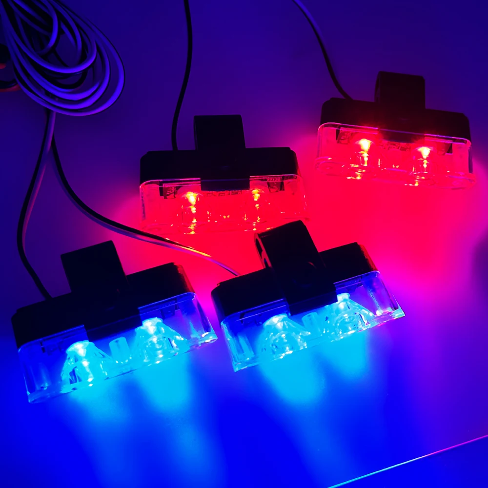4-In-1-Red-Blue-Emergency-Strobe-Lights-Police-Lights-12V-With-Flash ...