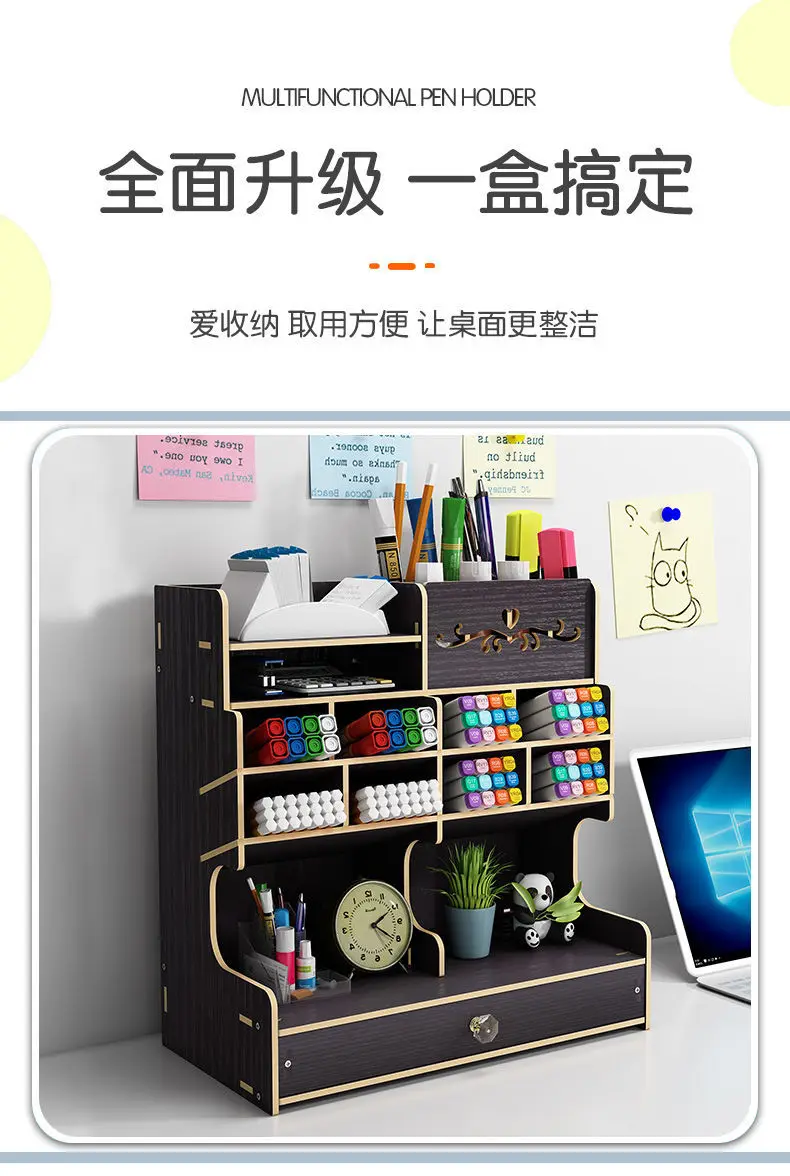 POT A CRAYON,B15 A--Nouveau porte crayon créatif boîte de réception ...