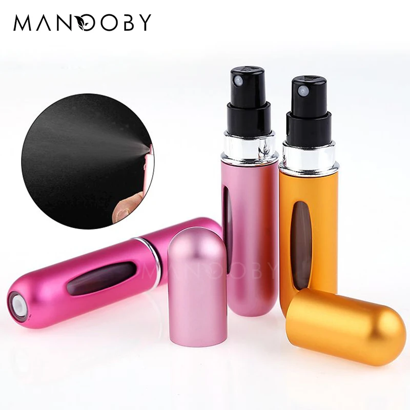 Botella de recarga de Perfume de 5/8ml, Mini frasco de Spray recargable ...