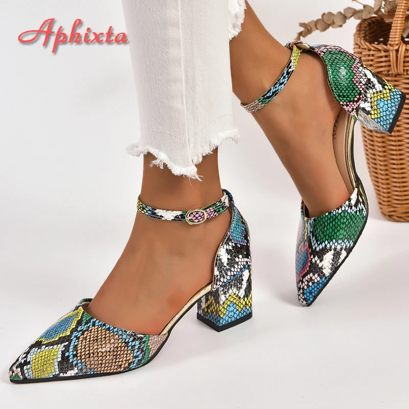 Aphixta-5cm-7cm-Square-Heel-Summer-Ankle-Strap-Pointed-Toe-Sandals ...