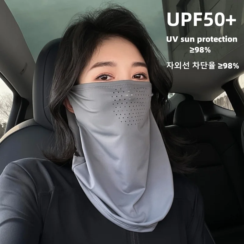2024 New Unisex UV Protection Sunscreen Face Mask Light Breathable Sun ...