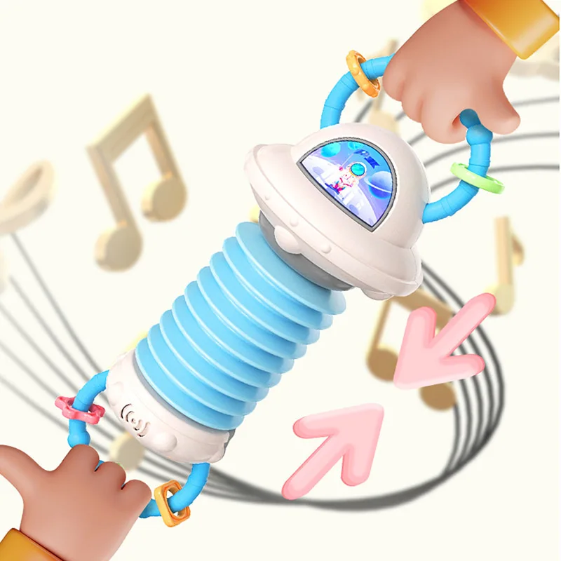 Baby Montessori Toys Musical Instrument Fox Accordion Kids Sensory ...