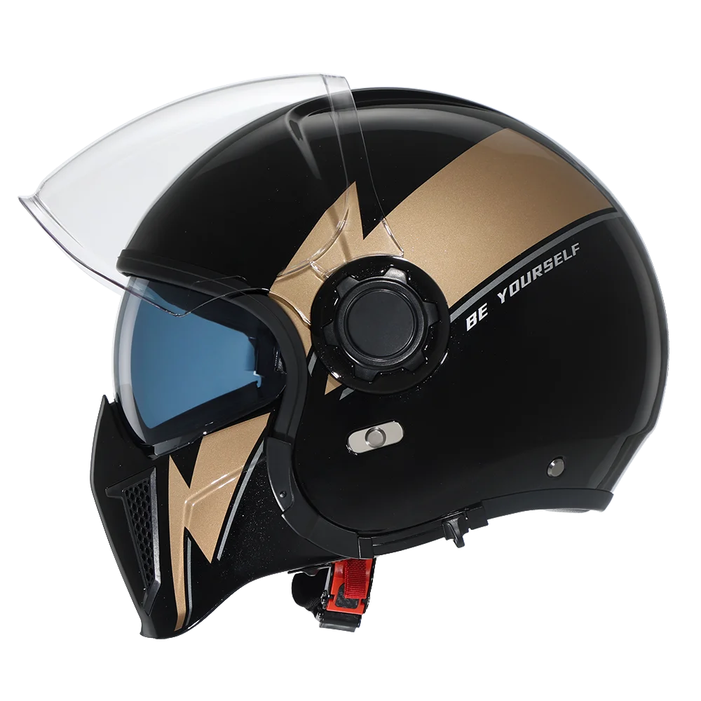 CYRIL Modular Motorcross Helmet Open Face Helmet Full Face Helmets DOT ...