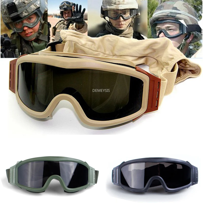 Military-Airsoft-Tactical-Goggles-Shooting-Glasses-Motorcycle-Windproof ...