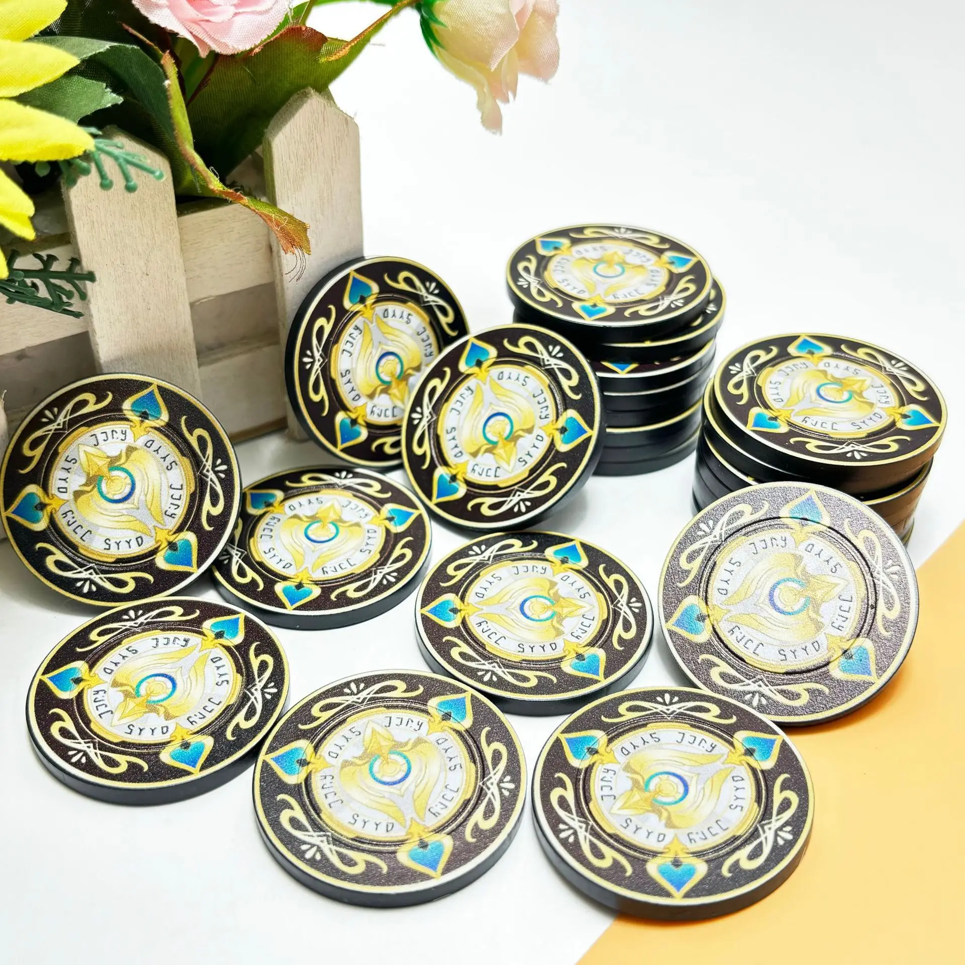 Game-Honkai-Star-Rail-Aventurine-Cosplay-Coins-Props-Unisex-Round ...