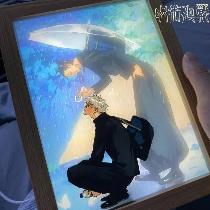 Jujutsu-Kaisen-Anime-Figure-Led-Gojo-Night-Light-Painting-Decor-Photo ...