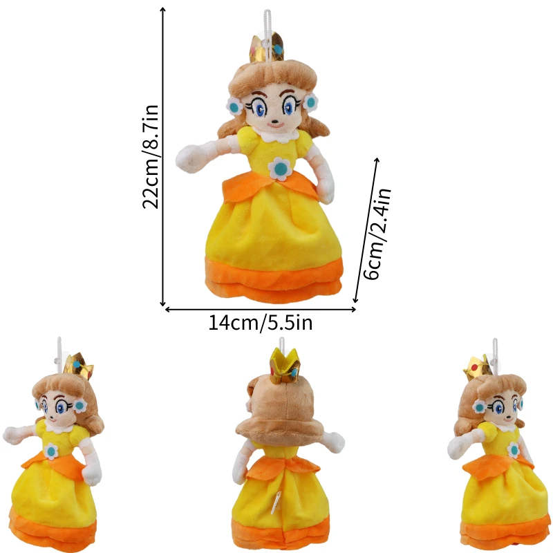 Kawaii Mario Luiji Goomba Kamek Yoshi Soft Plush Toys Cute Toad ...