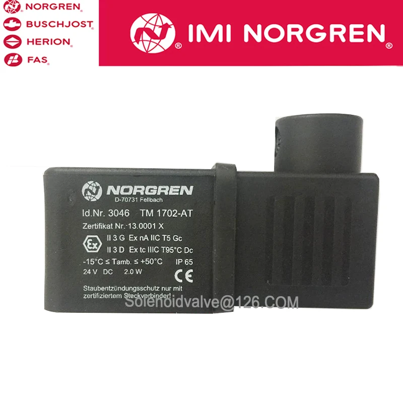 IMI-NORGREN-Explosion-Proof-Coil-3046-TM-1702-AT-Solenoid-Valve-Coil ...