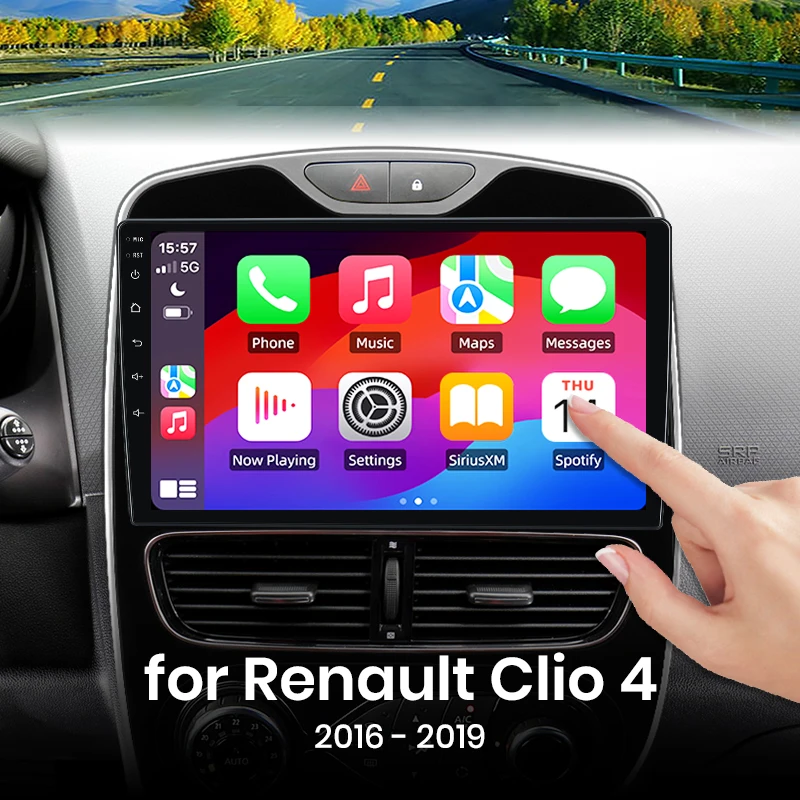 Per Renault Clio 4 2016 2017 2018 2019 Wireless CarPlay Android Auto ...
