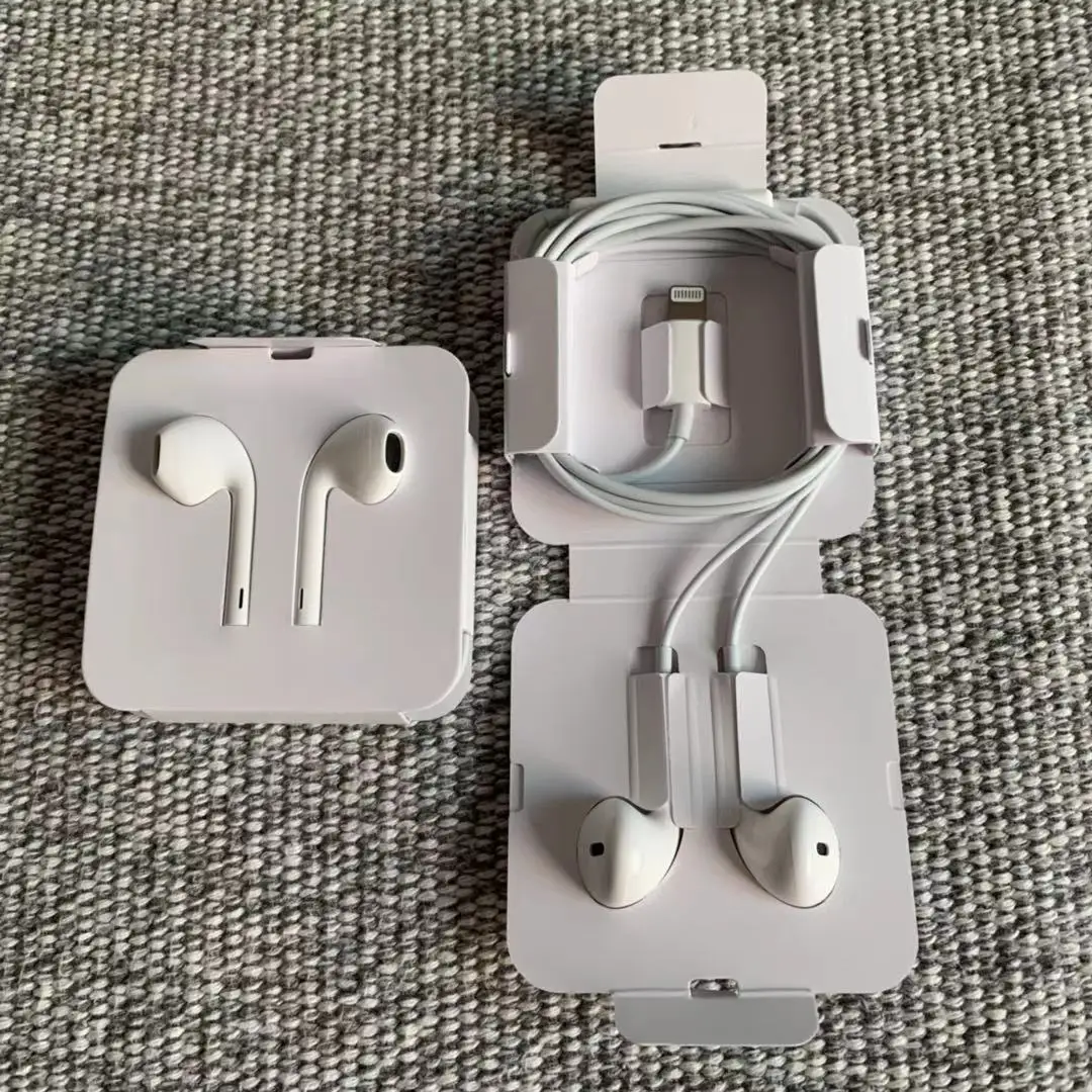 For iphone 11pro XSmax 7 8 XS XR 11 in-ear Hifi Earphone with mic ...