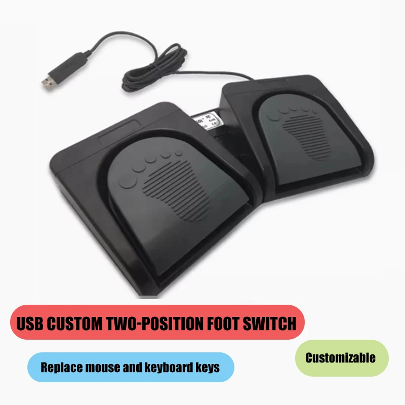 ZJSHUYI-USB-dual-foot-switch-Custom-mouse-button-shortcut-key-game ...