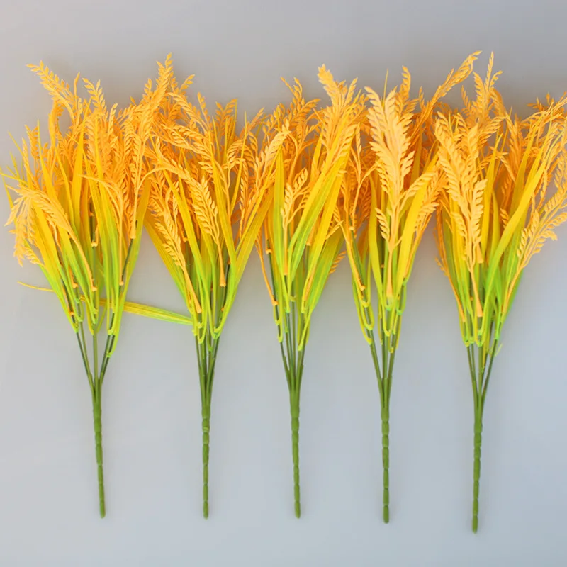 7-Branch Simulation Yellow Rice Valley Simulation Wheat Wedding Venue ...