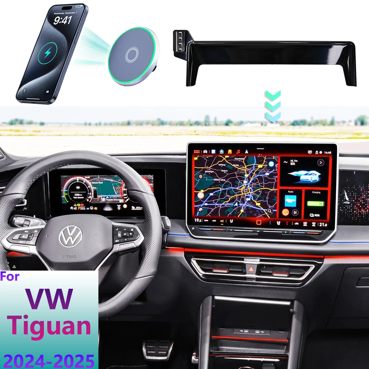 Spannende Handyhalterung Vw Tiguan Fotos