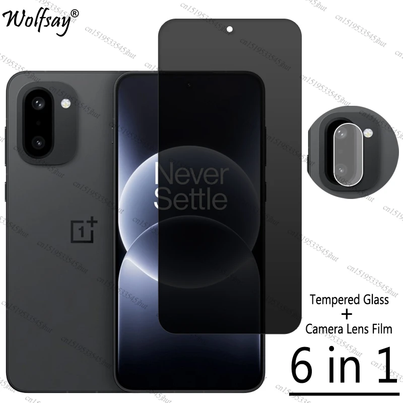 Privacy Screen Protector For OnePlus Ace 6T Anti-Spy Tempered Glass For ...