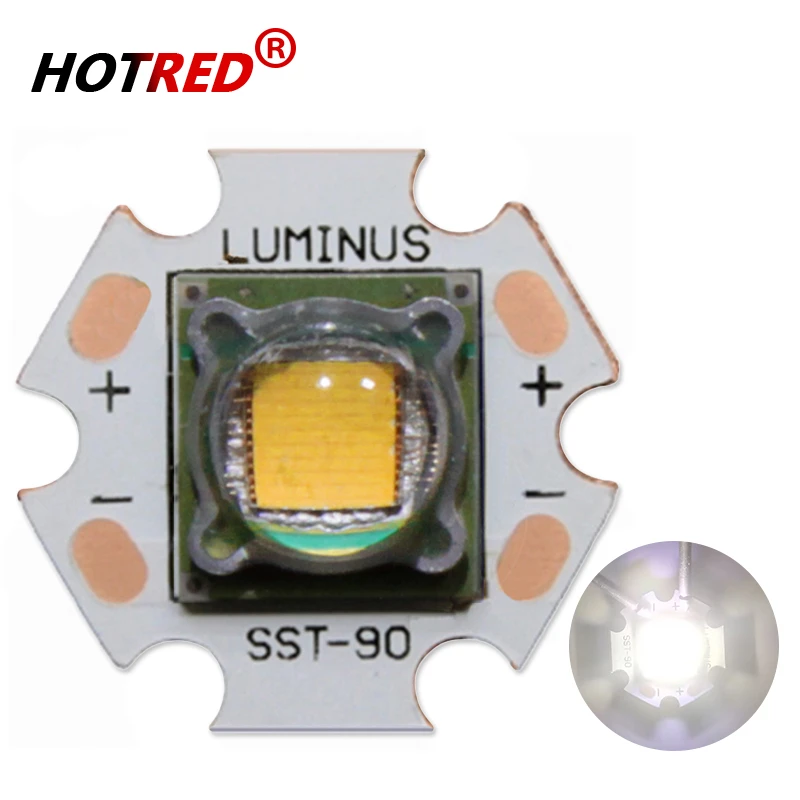 Original Luminus SST 90 30W LED Chip Diode Lamp DC3V 9A 3000lm Warm ...