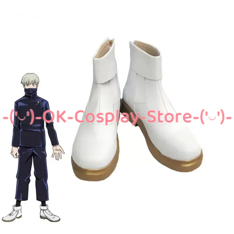 Toge-Inumaki-Cosplay-Shoes-Anime-Red-Halloween-Carnival-Boots-PU ...
