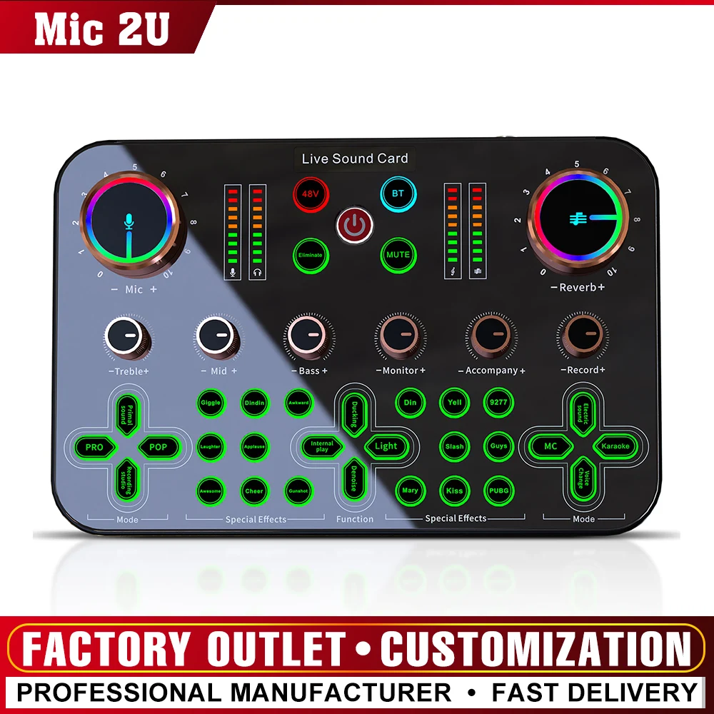 K600-Live-Sound-Card-HiFi-Homemade-Sound-Effect-Audio-Mixer-Board-for ...