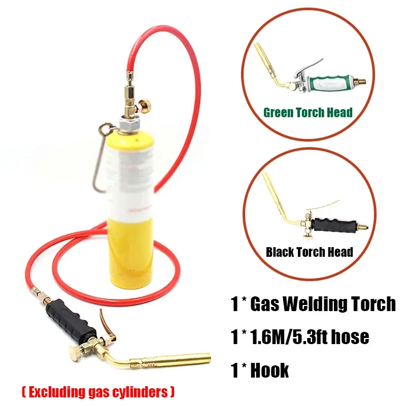 Gas-Welding-Torch-With-1-6M-5-3ft-Hose-And-Hook-Propane-Gas-Cylinders ...