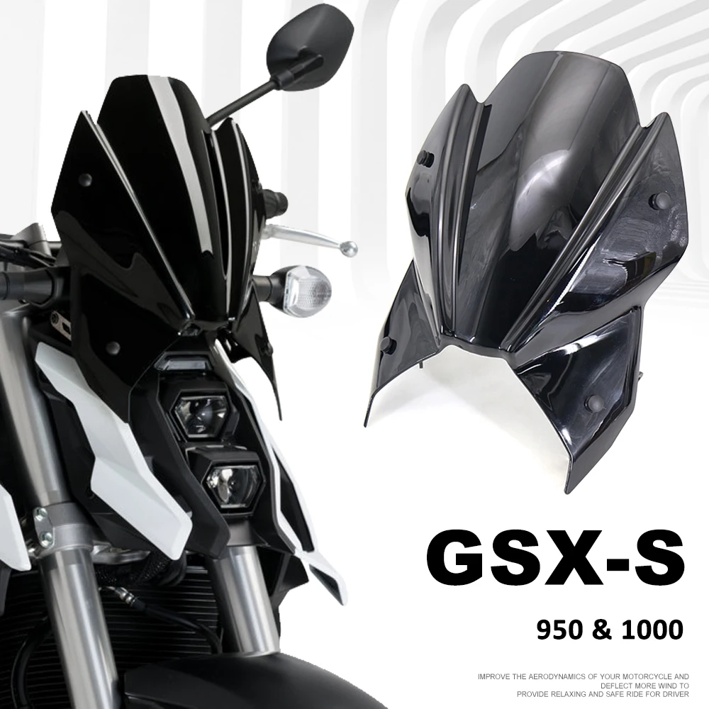 GSXS-950-GSX-S-1000-Windshield-Windscreen-For-Suzuki-GSXS900-GSX-S1000 ...