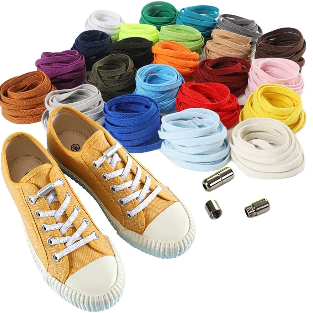 1 paire de lacets à verrouillage métallique à Capsule rapide sans ...