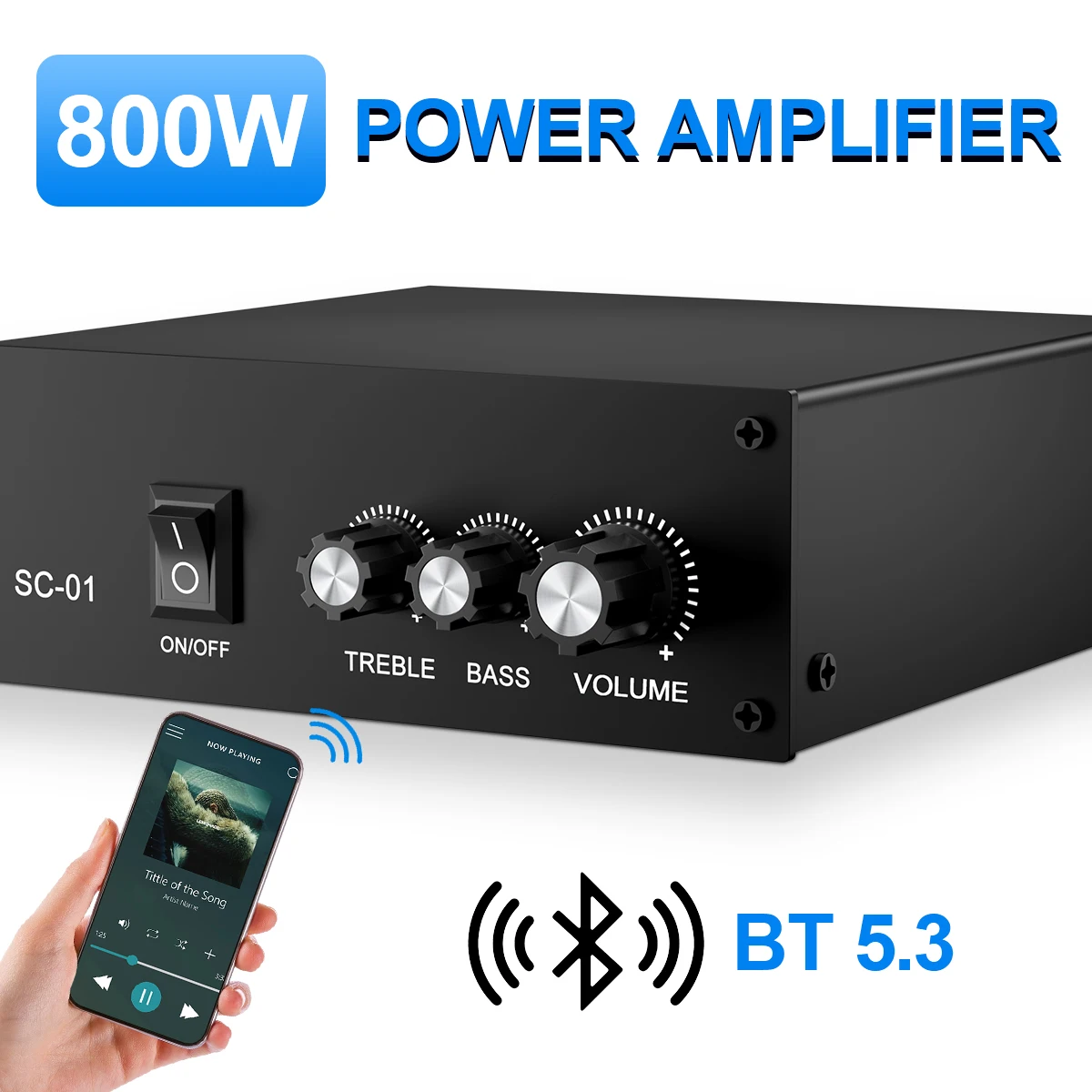 VIRE-800W-Dual-Channel-Bluetooth-5-3-Audio-Amplifier-Home-Theater-Mini ...