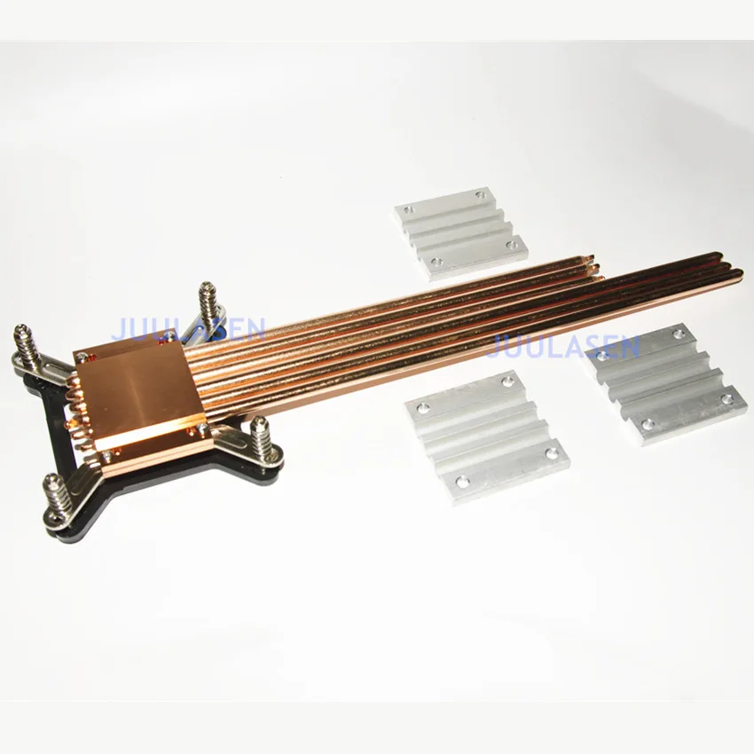 JUULASEN-HTPC-Computer-Fanless-CPU-Radiator-Copper-6-Heat-Pipe-DIY-Case ...